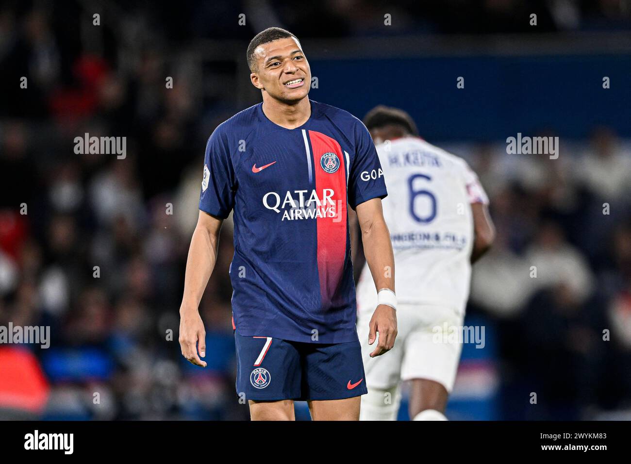 Kylian Mbappe during the Ligue 1 football match Paris Saint-Germain PSG VS Clermont Foot 63 on ...