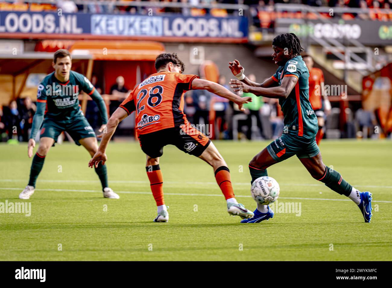 VOLENDAM, Netherlands, 07-04-2024, SPO, Kras Stadium, Dutch eredivisie ...