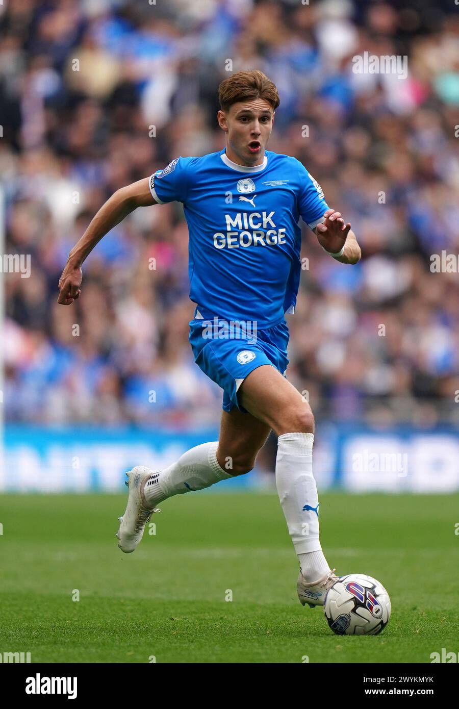 Peterborough United's Hector Kyprianou in action during the Bristol ...