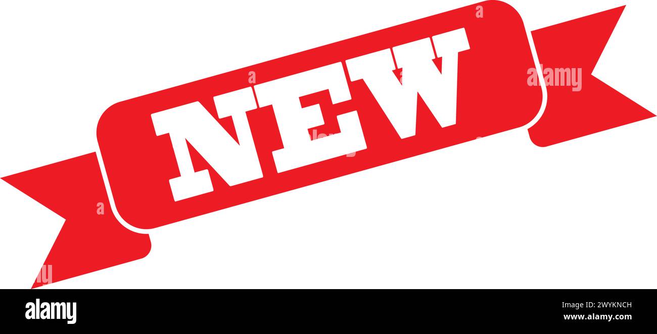 sign of new, banner vector concept illustration design Stock Vector ...