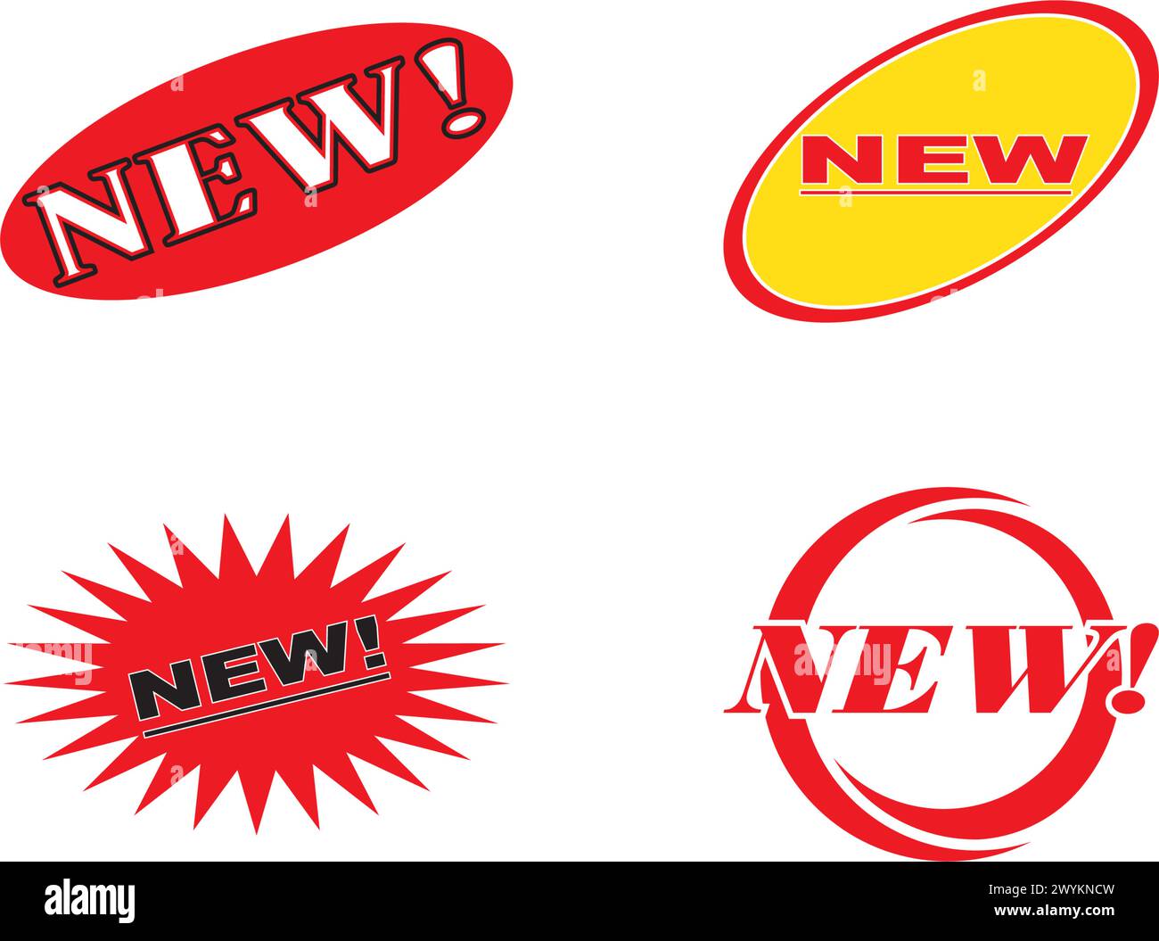 sign of new, banner vector concept illustration design Stock Vector ...