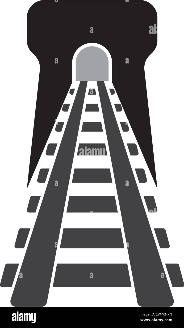 Railroad logo Stock Vector Images - Alamy