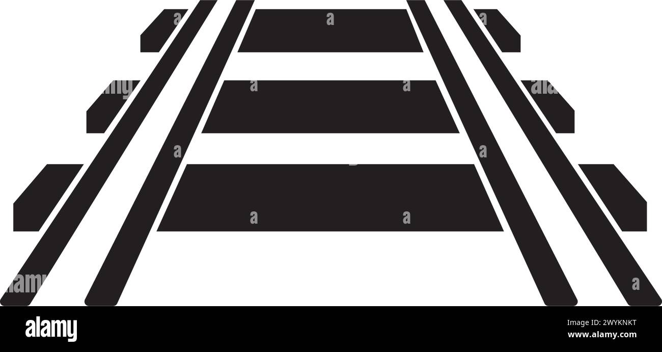 railroad logo vector icon design illustration Stock Vector Image & Art ...