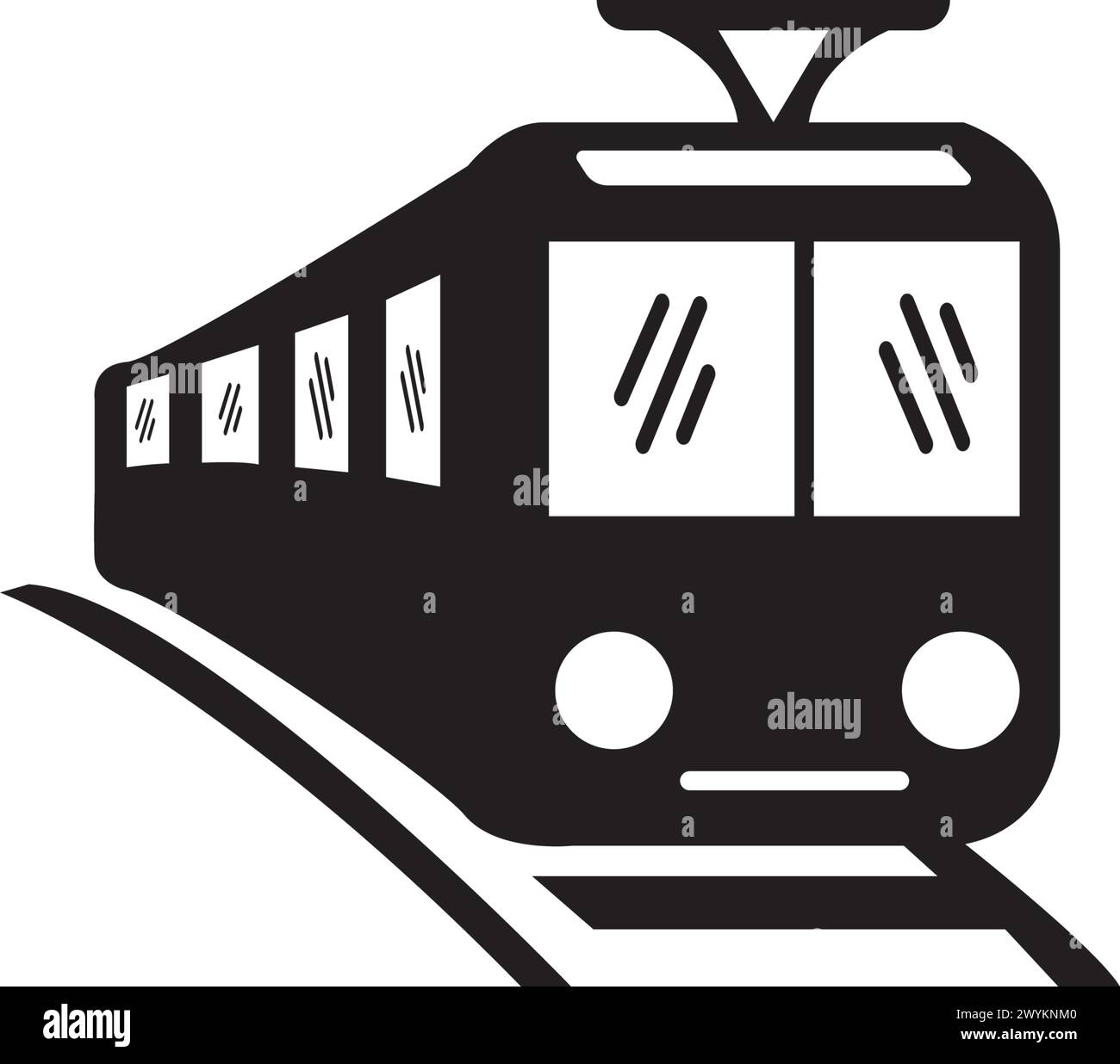 Railway logo design Black and White Stock Photos & Images - Alamy