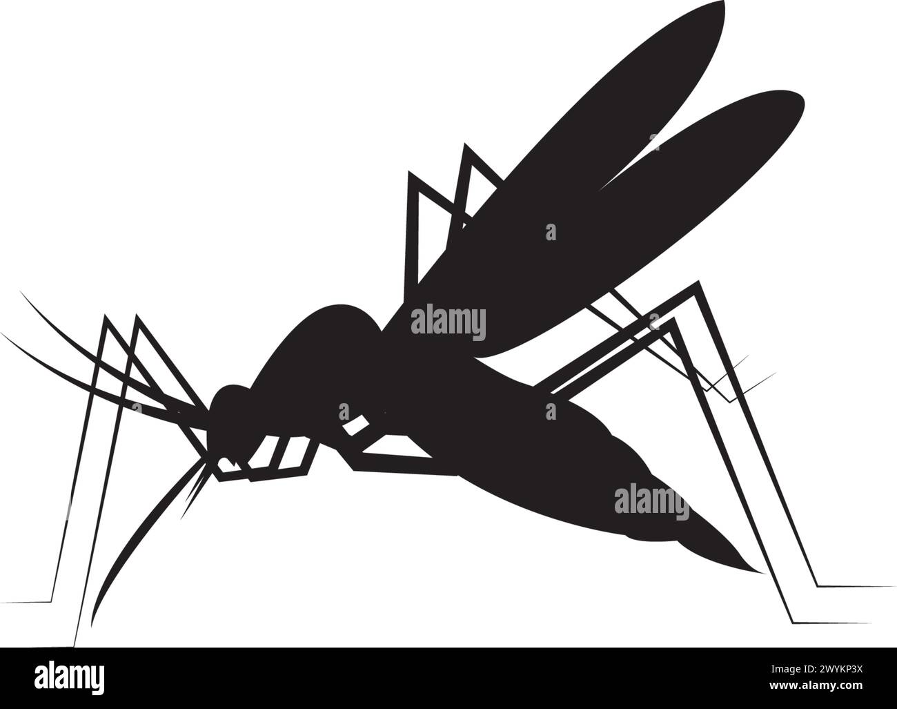 mosquito vector icon,illustration design template Stock Vector Image ...
