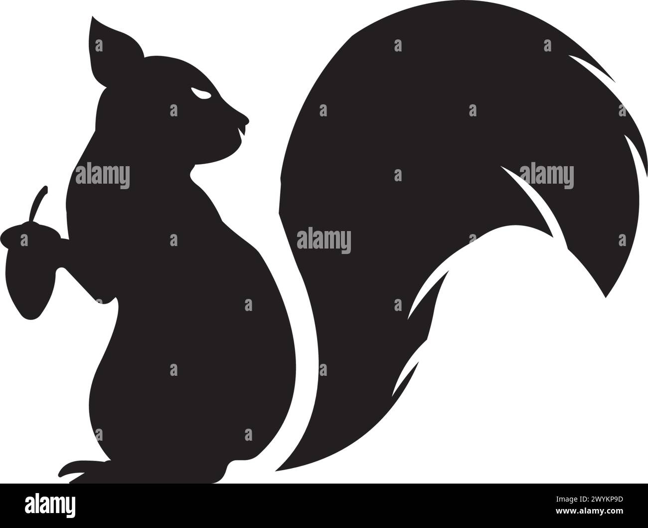 squirrel logo vector icon illustration design Stock Vector Image & Art ...