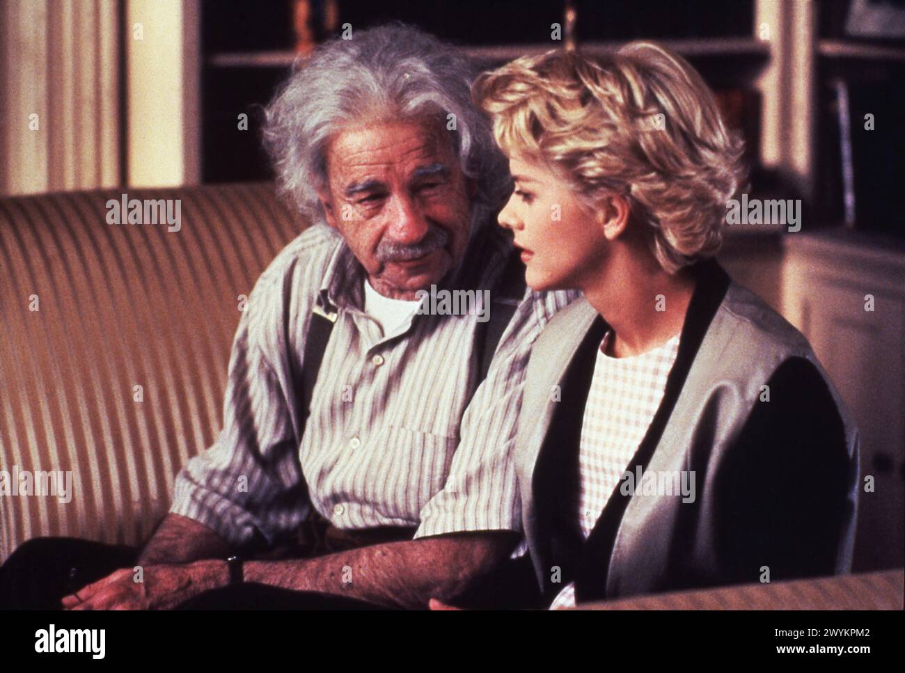 WALTER MATTHAU as Albert Einstein and MEG RYAN in I.Q. 1994 director ...