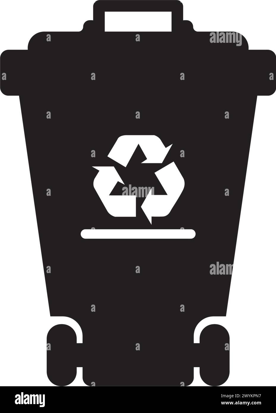 Trash bin logo icon vector template design Stock Vector Image & Art - Alamy