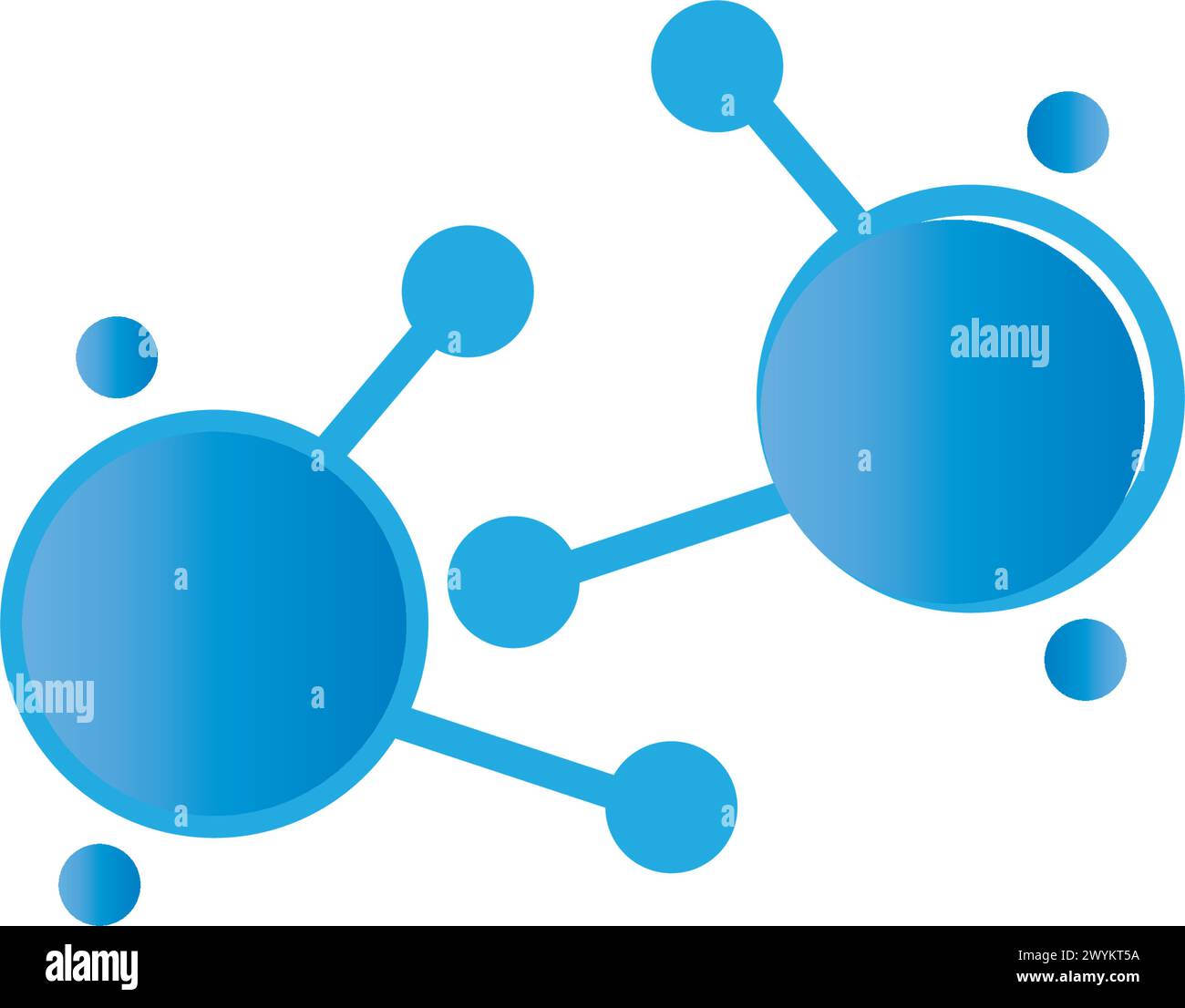 molecule logo vector illustration design template Stock Vector Image ...