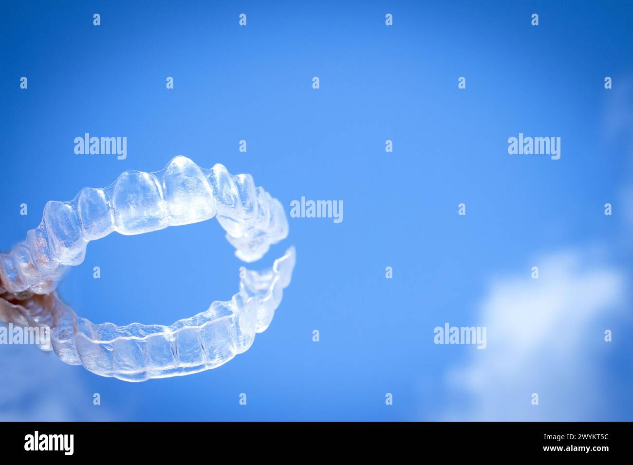 Transparent teeth prosthesis aligner hi-res stock photography and ...