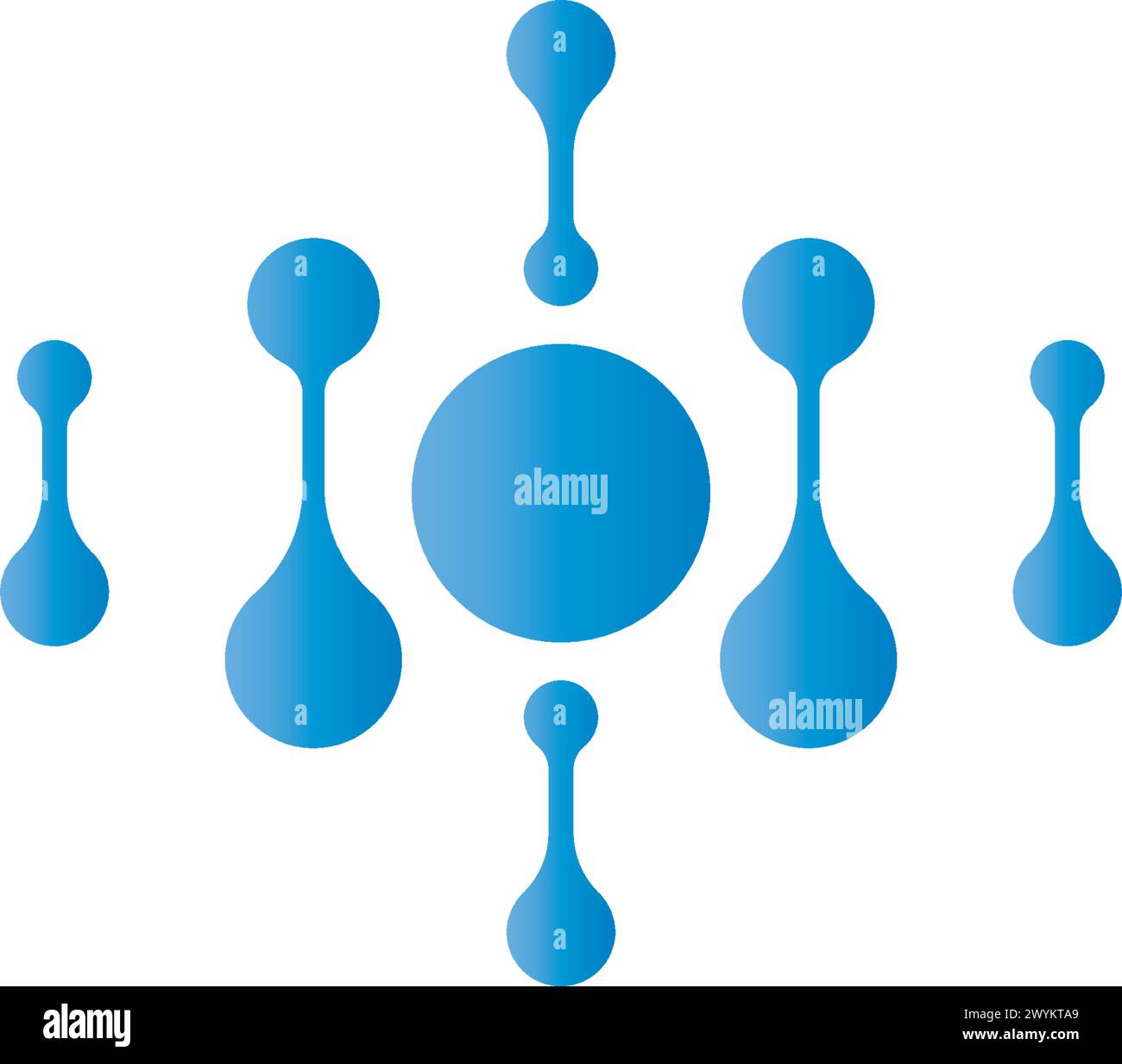molecule logo vector illustration design template Stock Vector Image ...