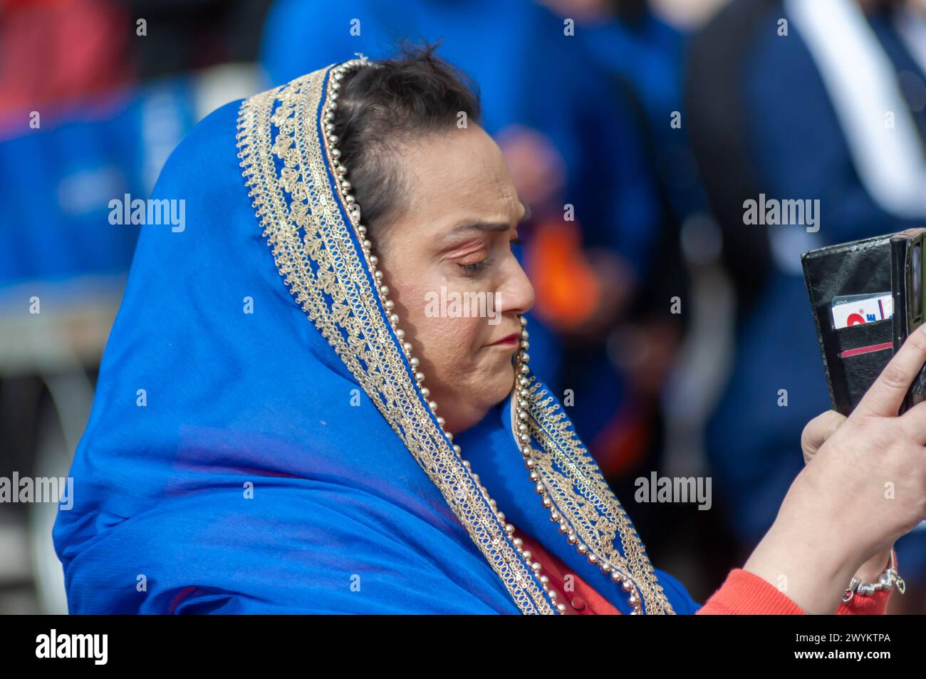 Glasgow, Scotland, UK. 7th April, 2024. The Sikh Festival of Vaisakhi ...