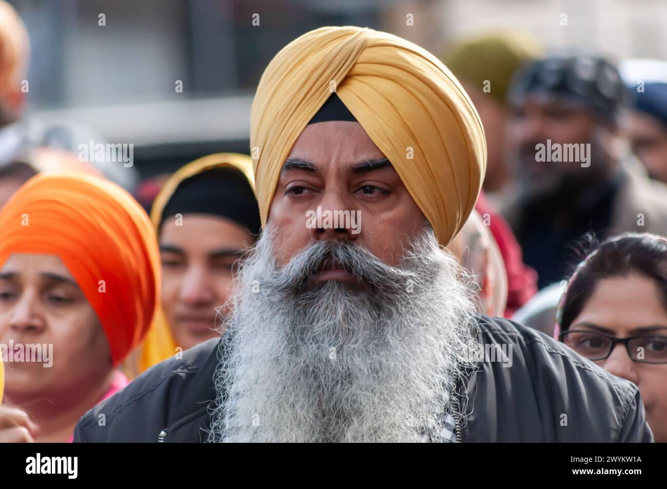 Glasgow, Scotland, UK. 7th April, 2024. The Sikh Festival of Vaisakhi ...