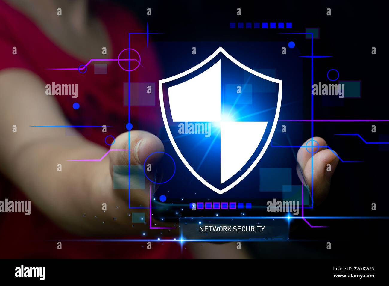 Keypad cyber shield lock hi-res stock photography and images - Alamy