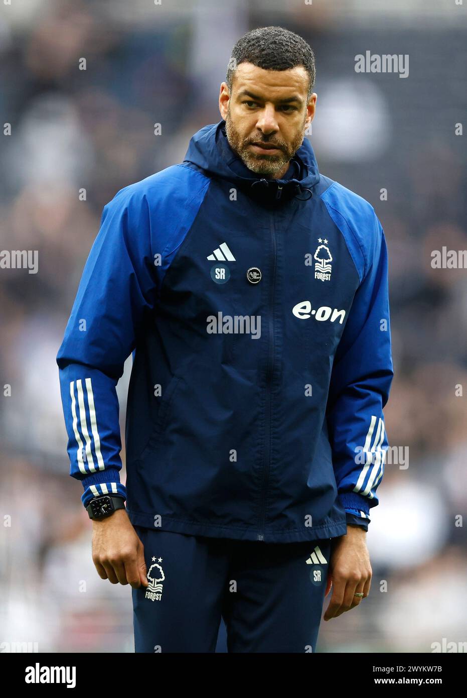 Nottingham Forest assistant coach Steven Reid before the Premier League ...