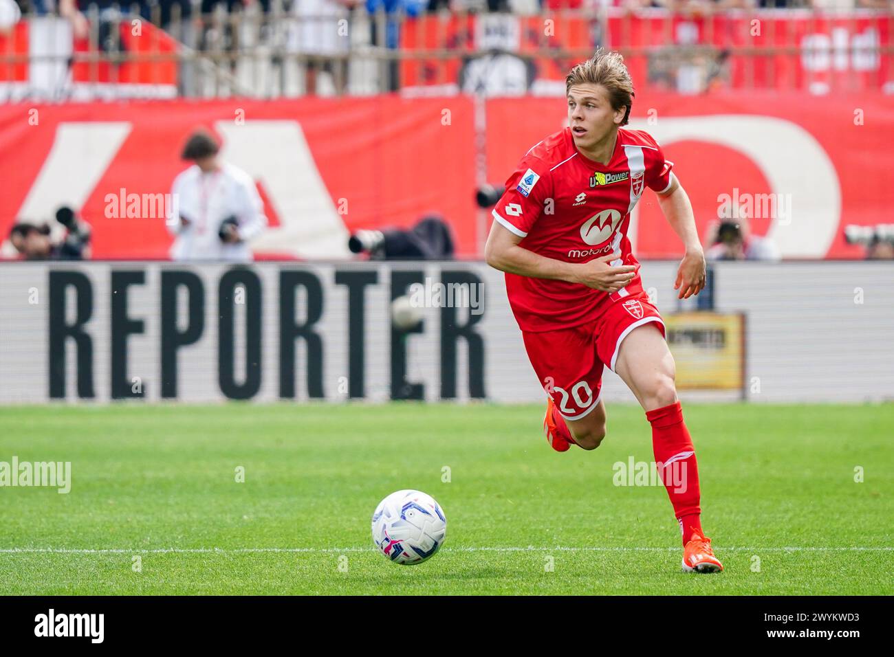 Alessio Zerbin (AC Monza) during the Italian championship Serie A ...