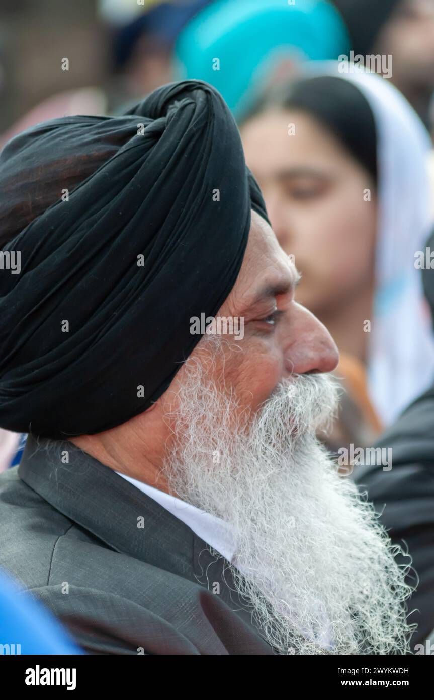 Glasgow, Scotland, UK. 7th April, 2024. The Sikh Festival of Vaisakhi ...