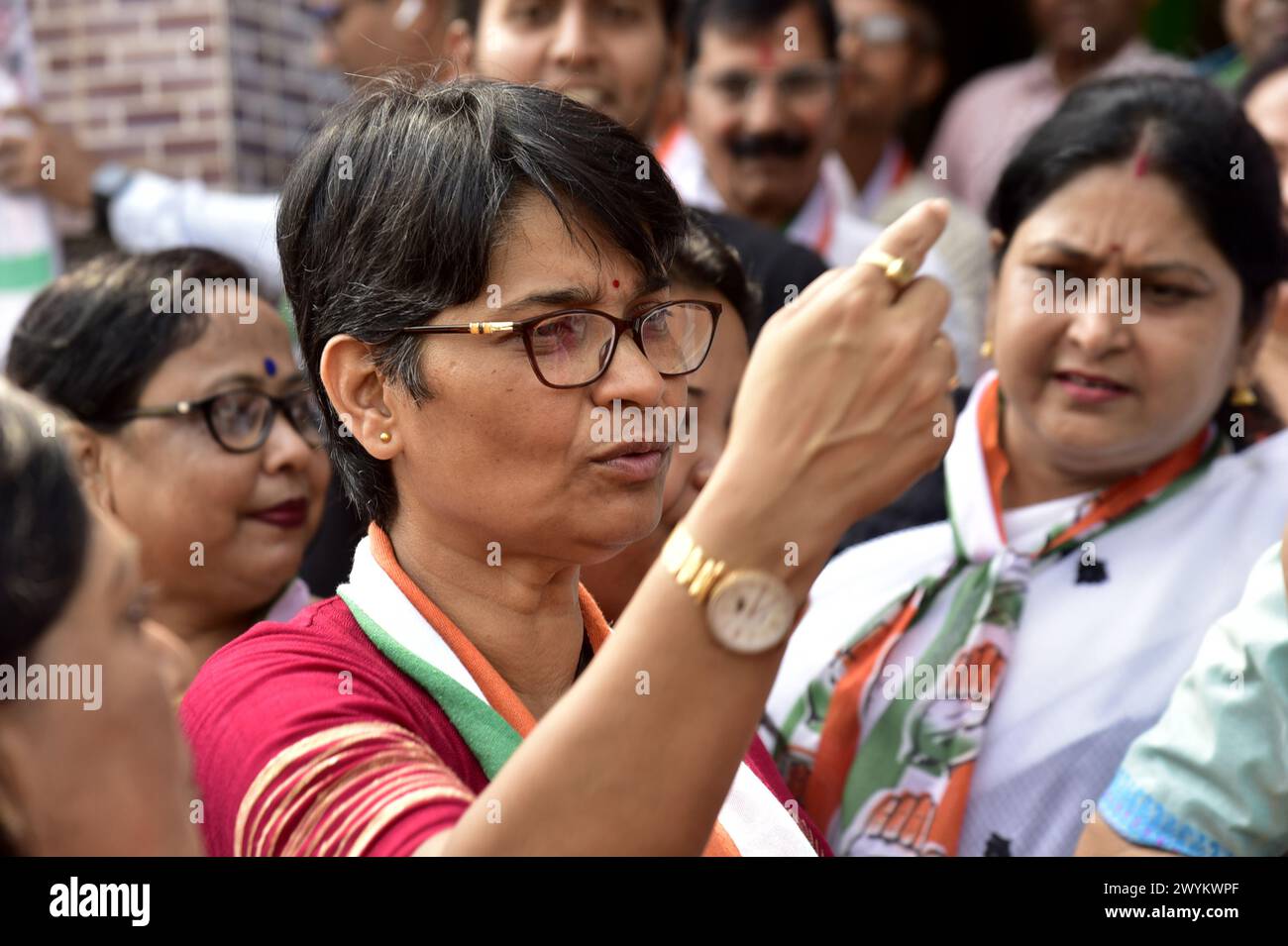 Guwahati, Guwahati, India. 7th Apr, 2024. Mira Bortakhur Goswami All India congress party ...