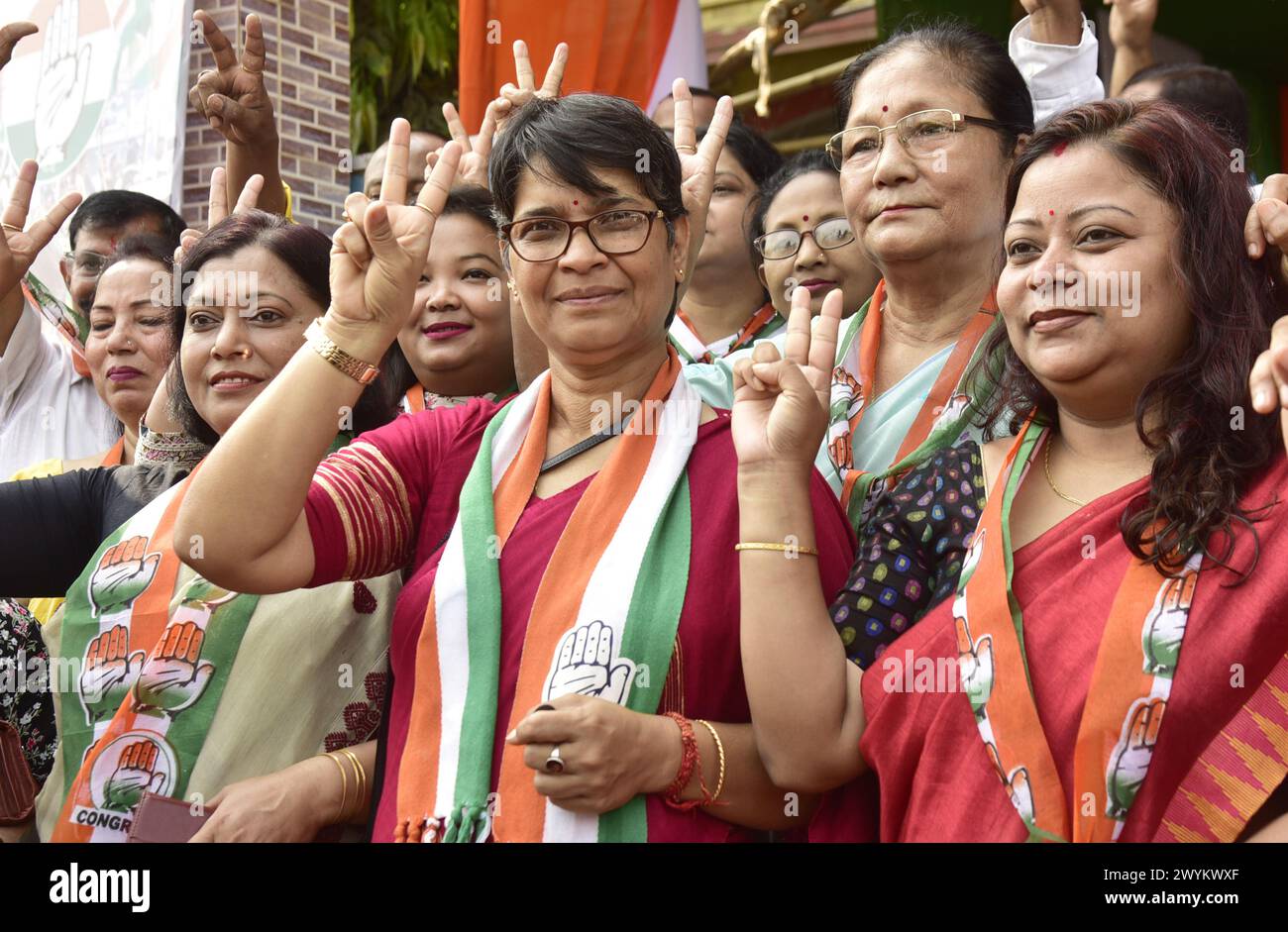 Guwahati, Guwahati, India. 7th Apr, 2024. Mira Bortakhur Goswami All India congress party ...