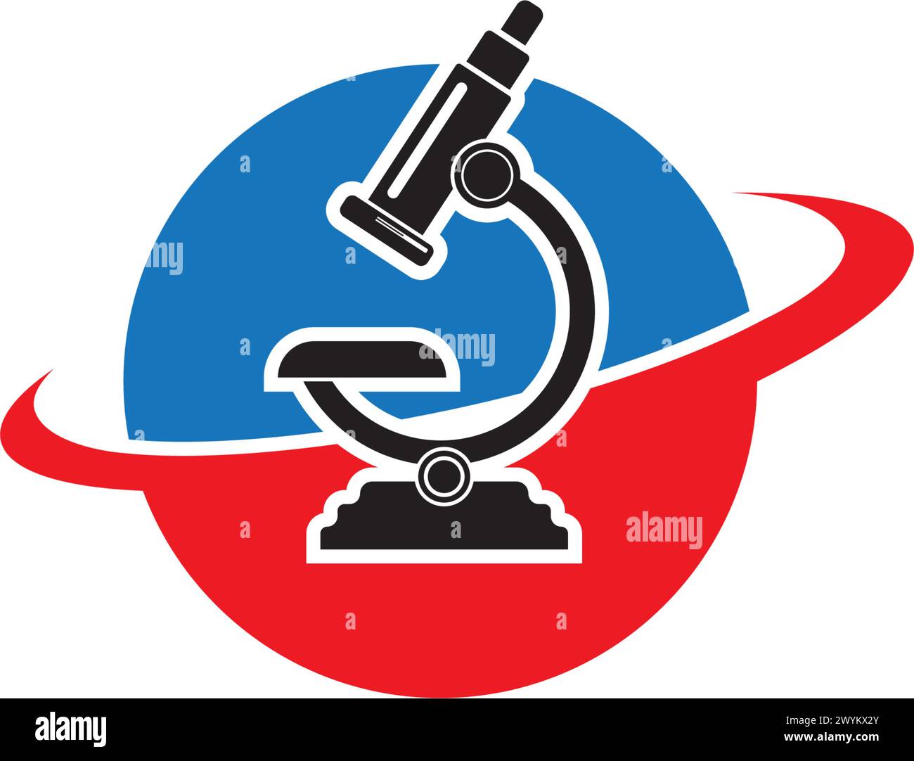 Microscope icon vector, logo design illustration and Medical Stock ...