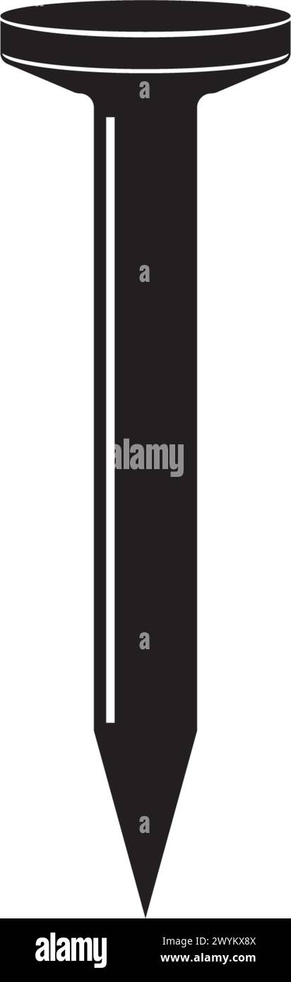 iron nails icon logo vector design template Stock Vector Image & Art ...