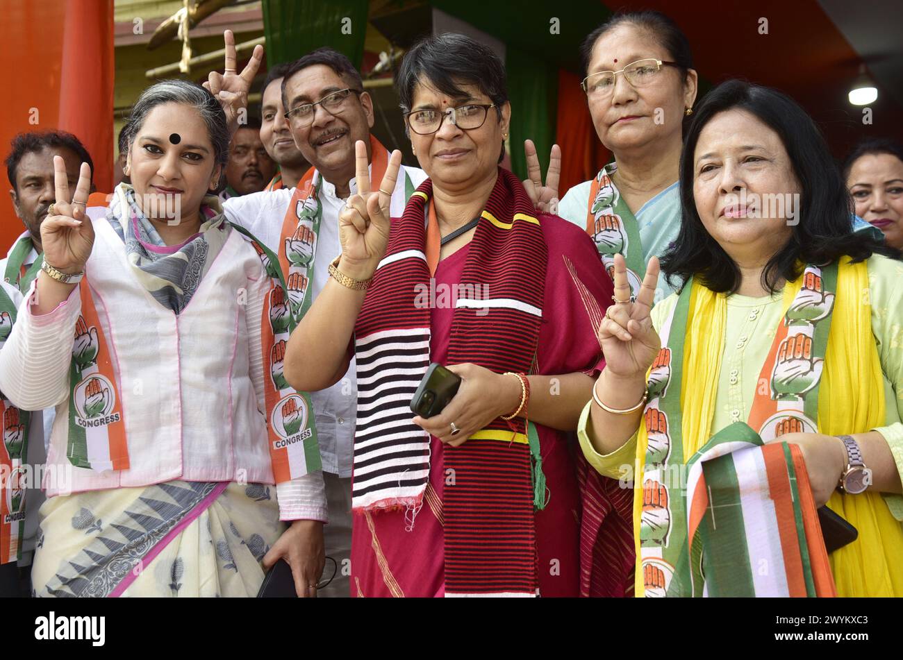 Guwahati, Guwahati, India. 7th Apr, 2024. Mira Bortakhur Goswami All India congress party ...