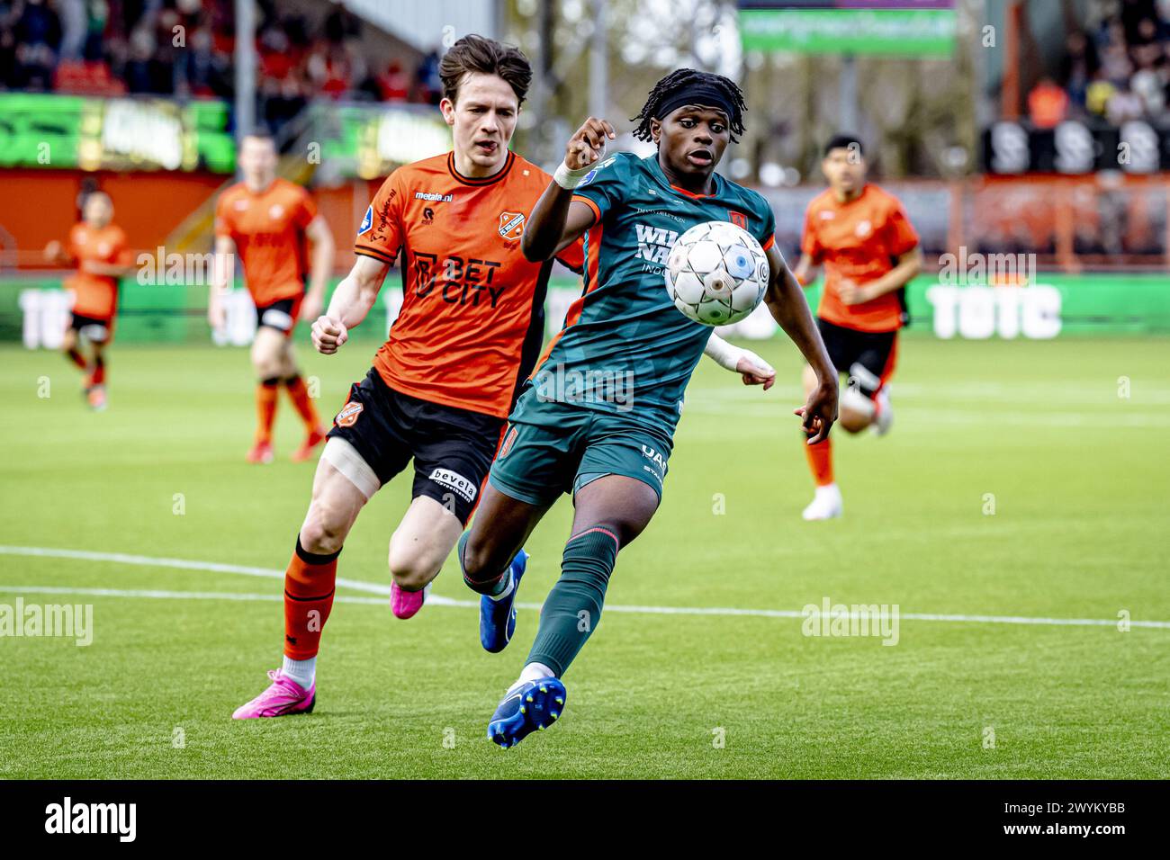 VOLENDAM, Netherlands. 07th Apr, 2024. SPO, Kras Stadium, Dutch ...