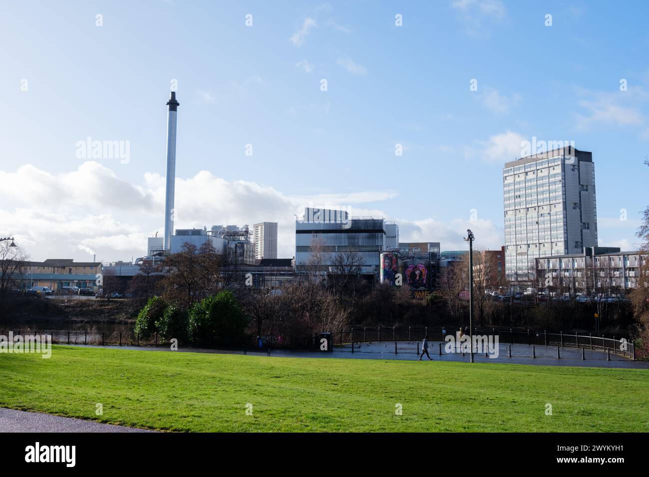 Glasgow Scotland: 12th Feb 2024: Strathclyde Distillery view from ...