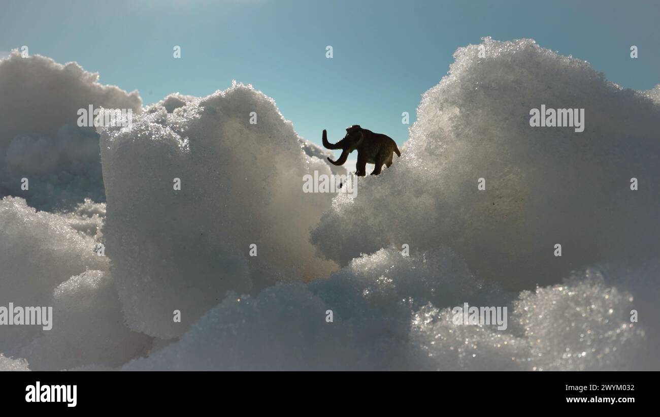 Prehistoric ice age background hi-res stock photography and images - Alamy