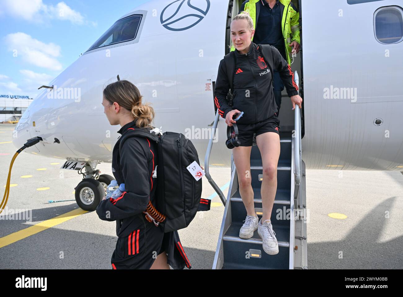 Karup, Denmark. 07th Apr, 2024. Jill Janssens and Feli Delacauw ...