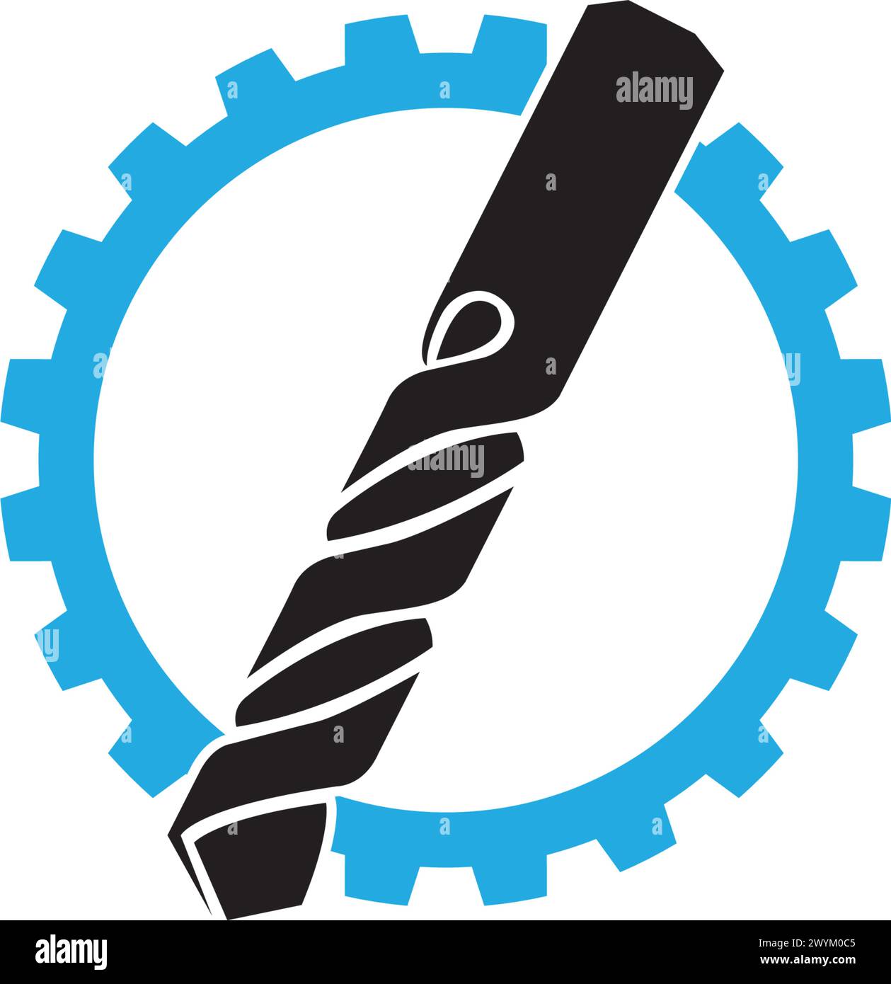 Drill tool icon vector illustration,construction icon and background ...