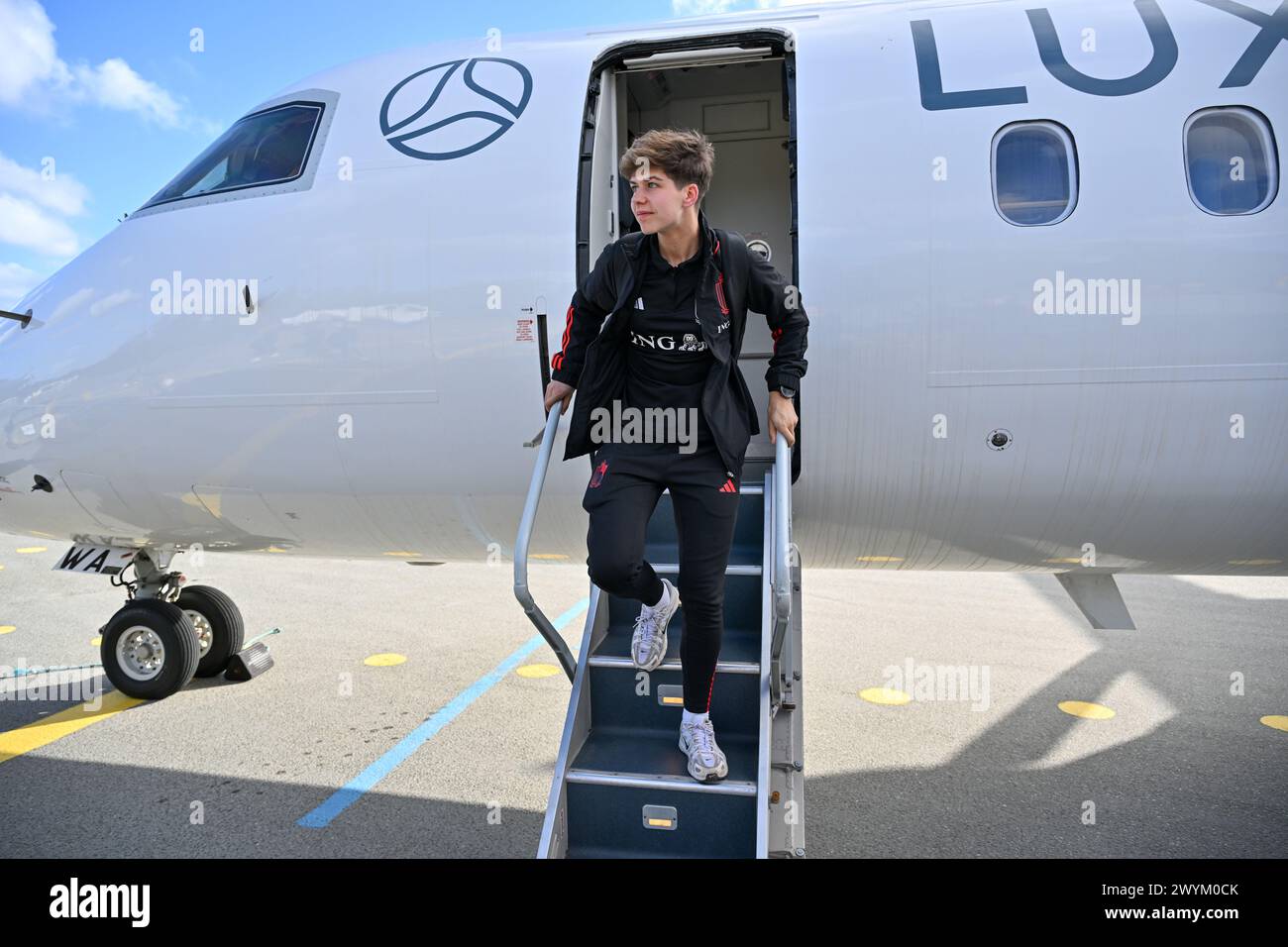 Isabelle Iliano pictured during the travelday , 2 days ahead of a game between the national ...