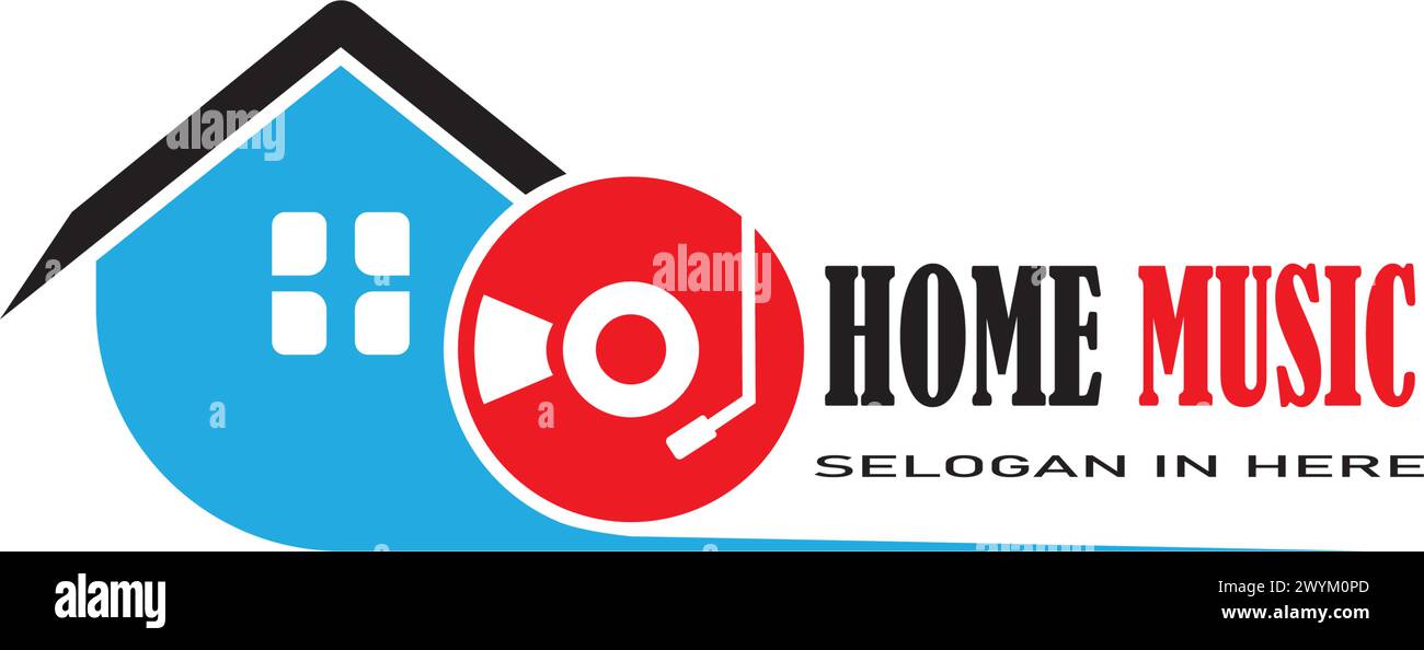 Vinyl disk record music logo vector icon illustration design Stock ...