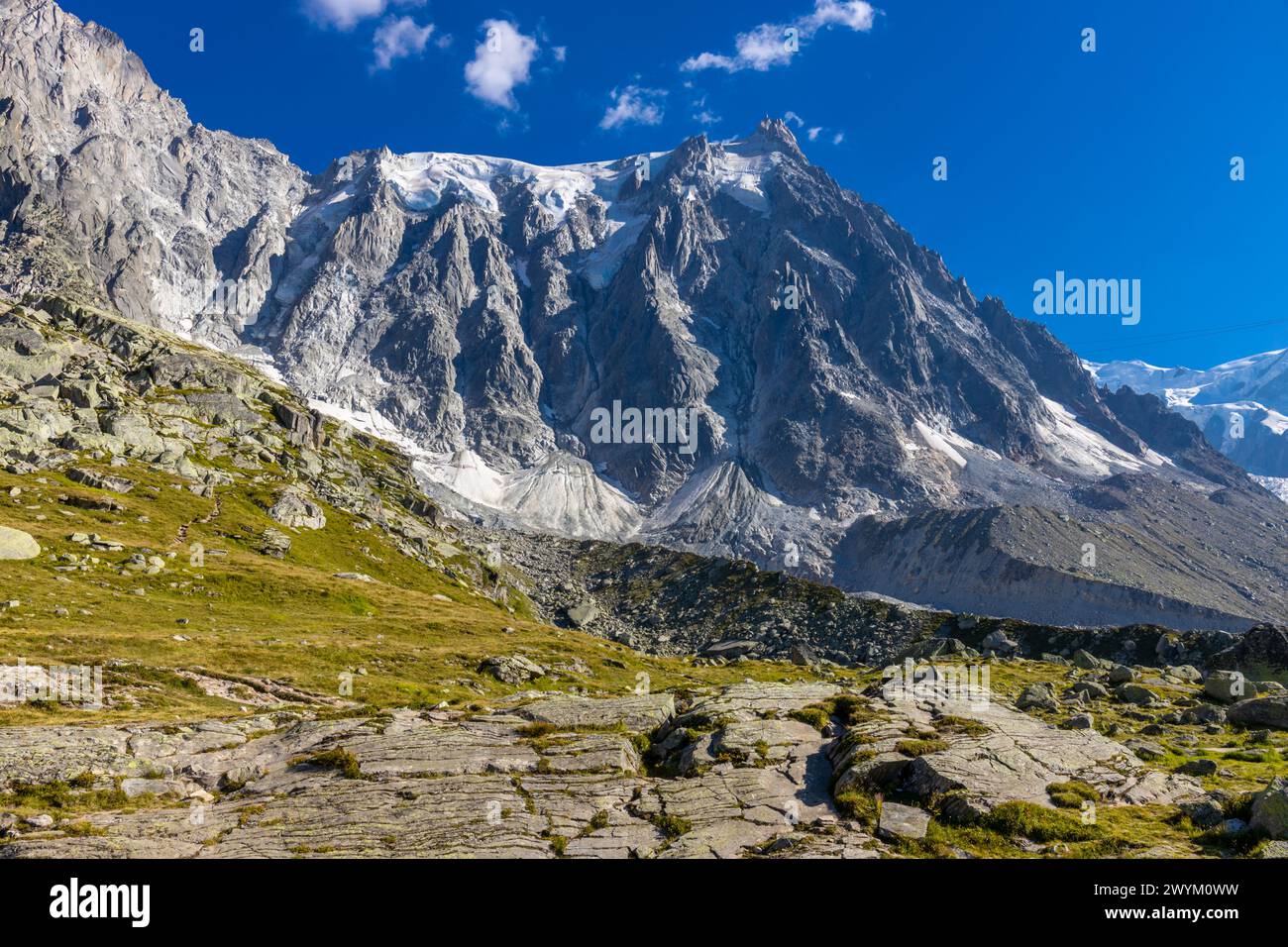 Tour du Montblanc hiking route beautiful mountain landscapes in ...