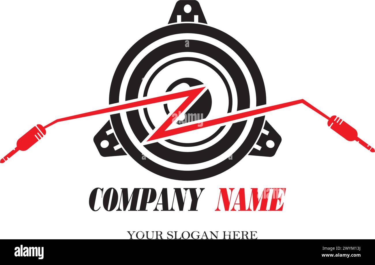 Speaker Logo design. Sound Systems Logo design vector Stock Vector ...