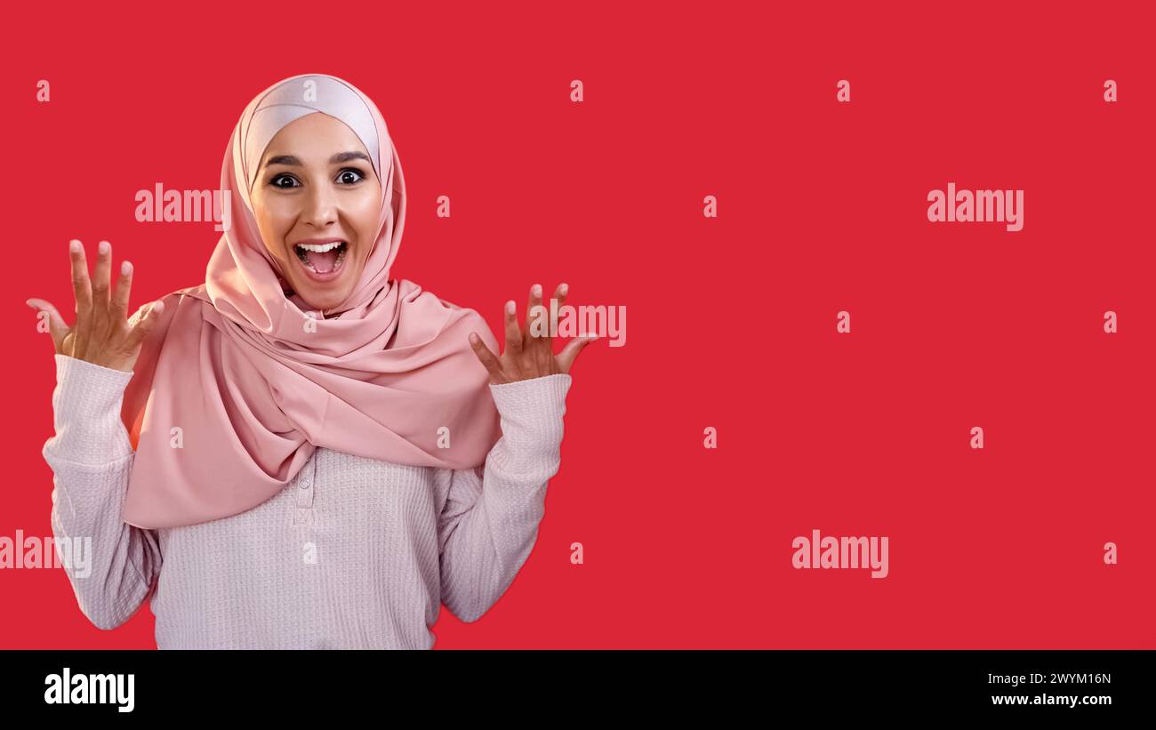 Winner wow. Victory surprise. Exciting opportunity. Astonished amazed ...