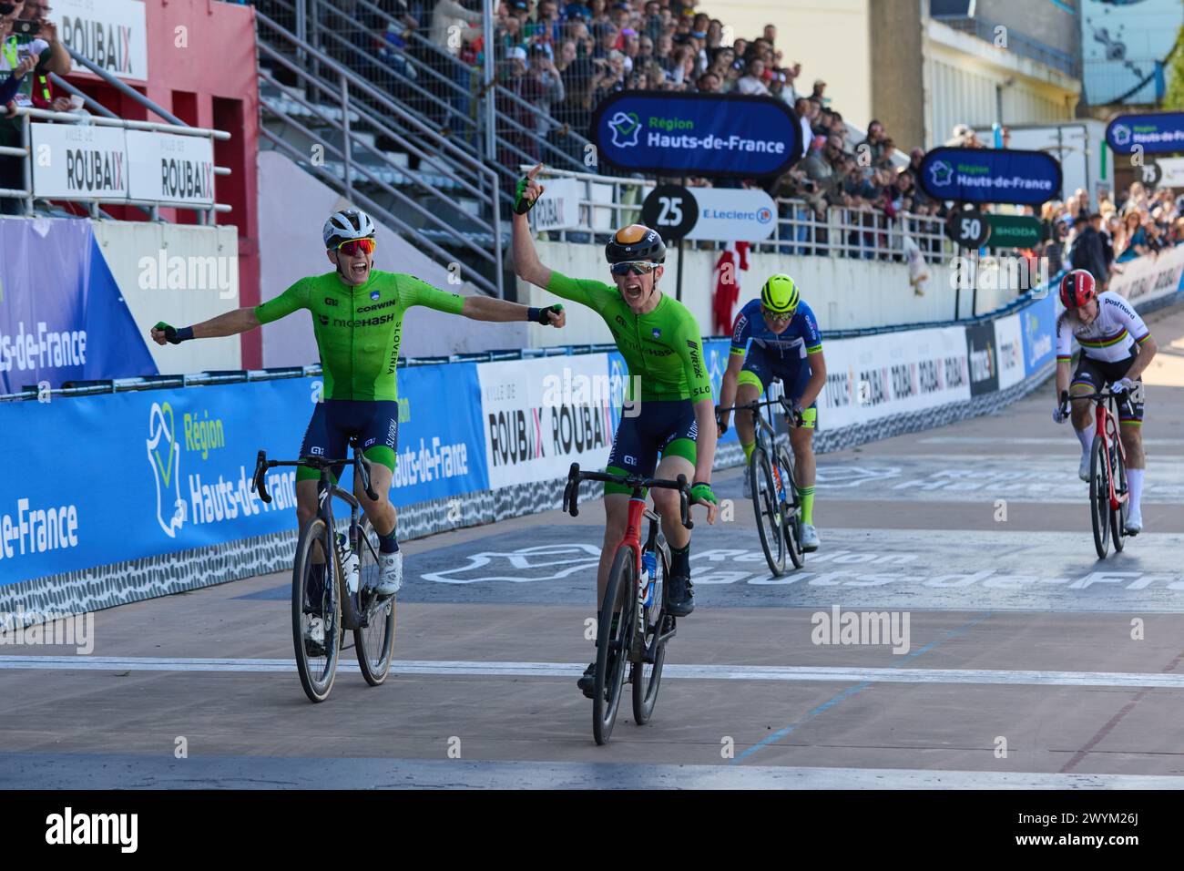 Paris Roubaix Juniors 2024 A first and second for Slovenia at Paris ...
