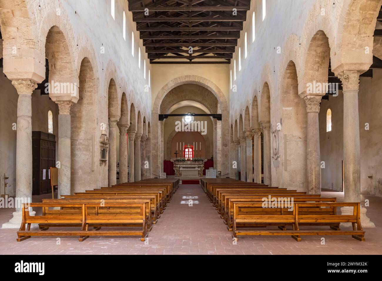 Santa Maria cathedral, Gerace in Calabria, Italy Stock Photo - Alamy
