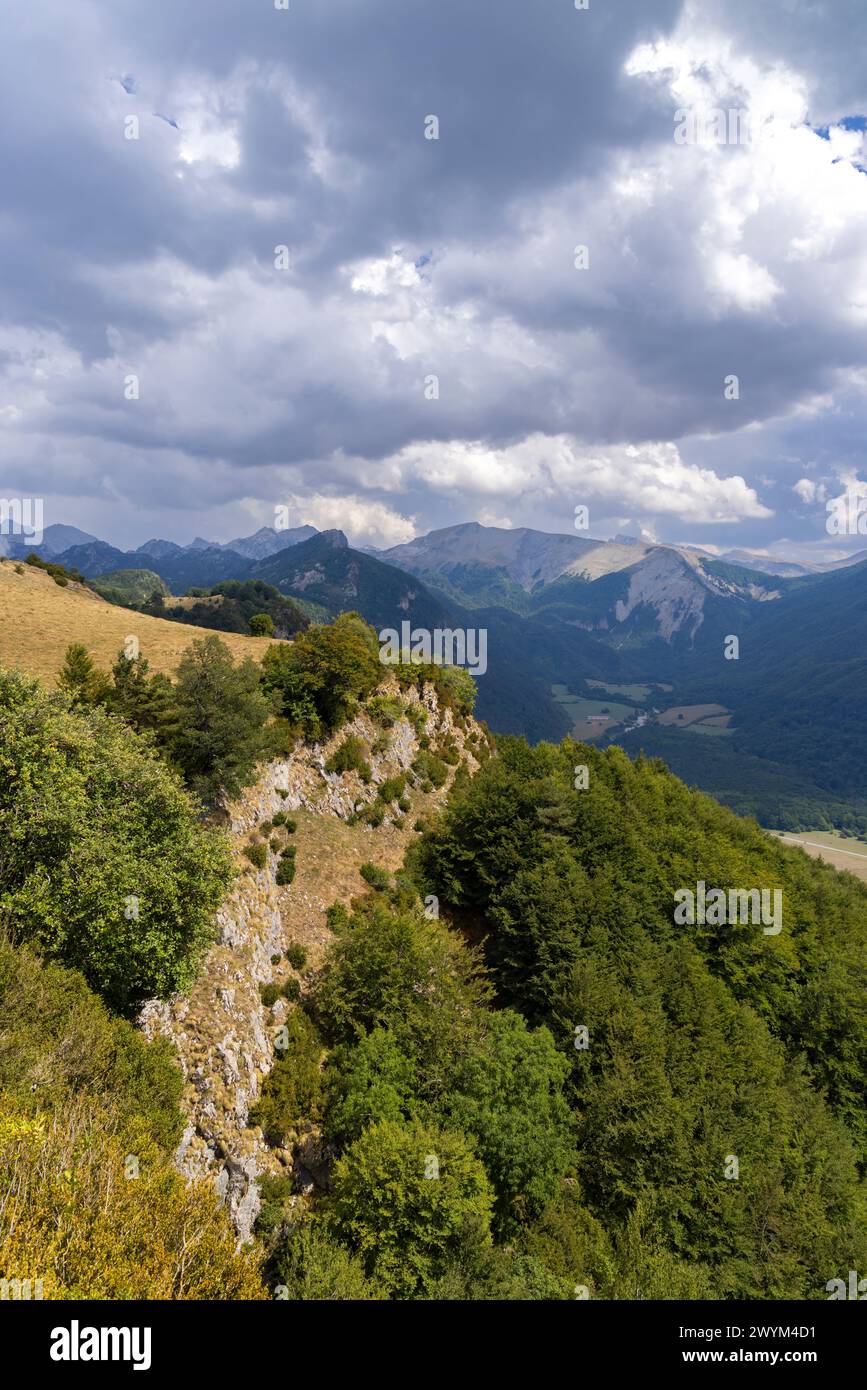 Typical landscape near Portillo de Eraize and Col de la Pierre St ...