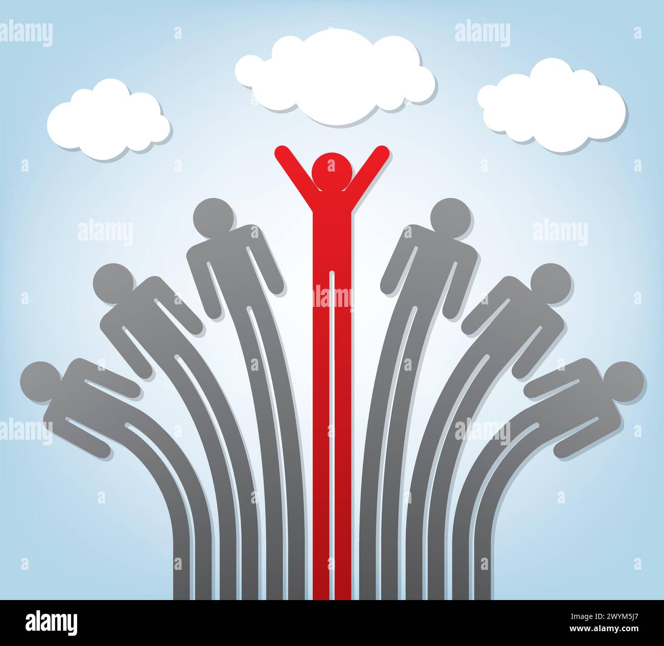 Chosen path Stock Vector Images - Alamy