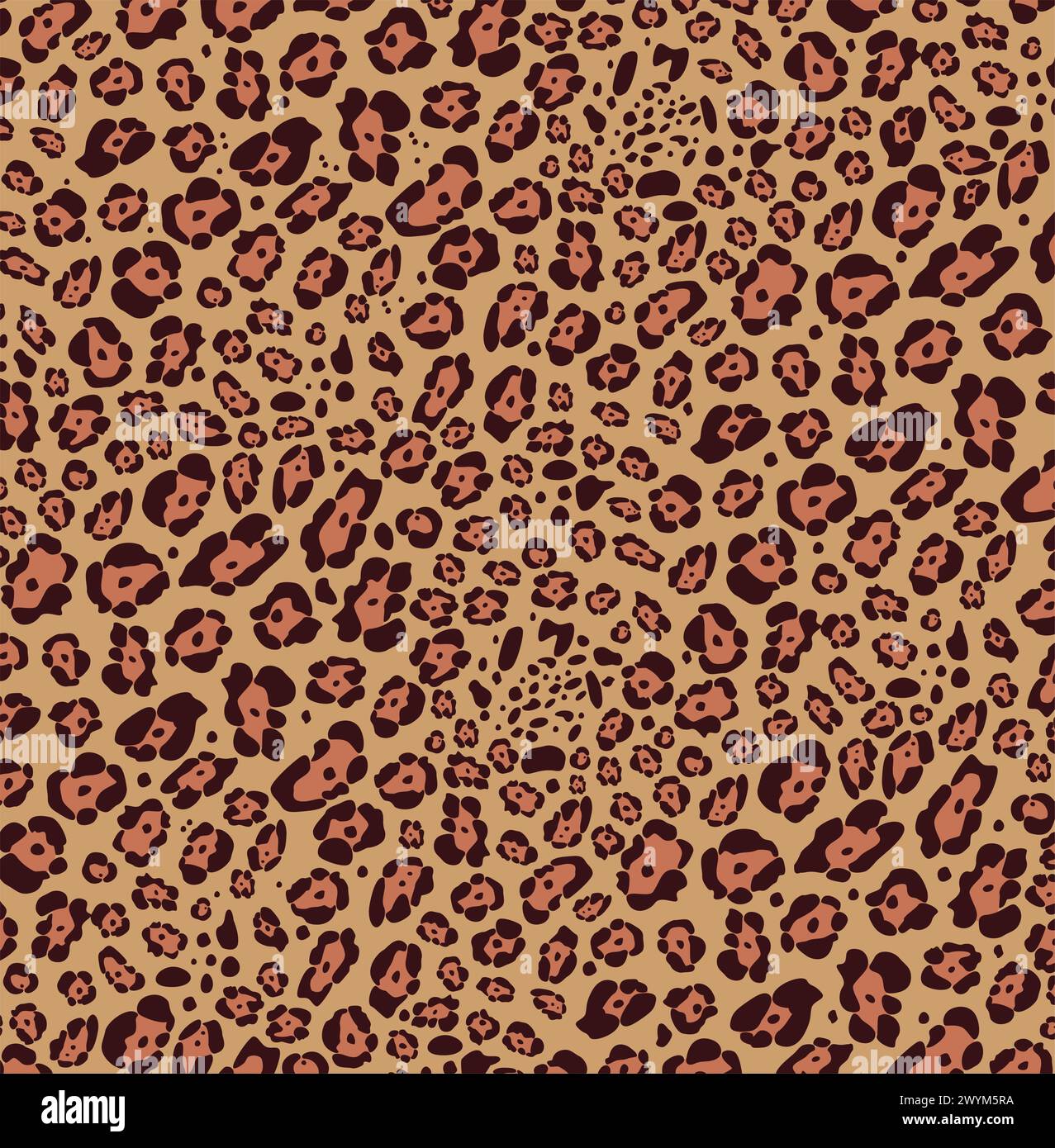 vector animal skin pattern of leopard print Stock Vector Image & Art ...