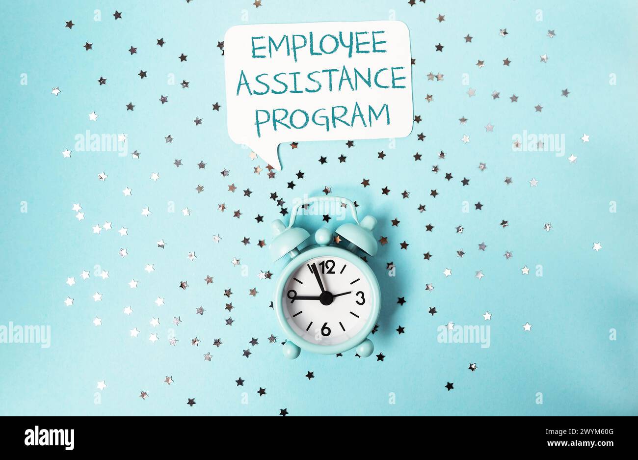 A clock with the words Employee Assistance Program written above it ...