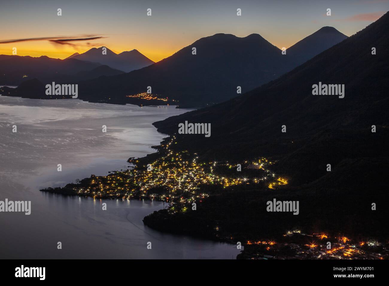 Climbing Maya Nose over Lake Atitlan in Guatemala affords incredible ...