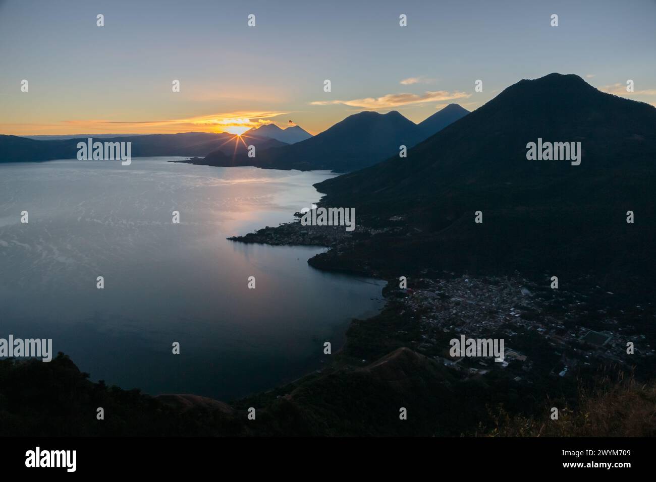 Climbing Maya Nose over Lake Atitlan in Guatemala affords incredible ...
