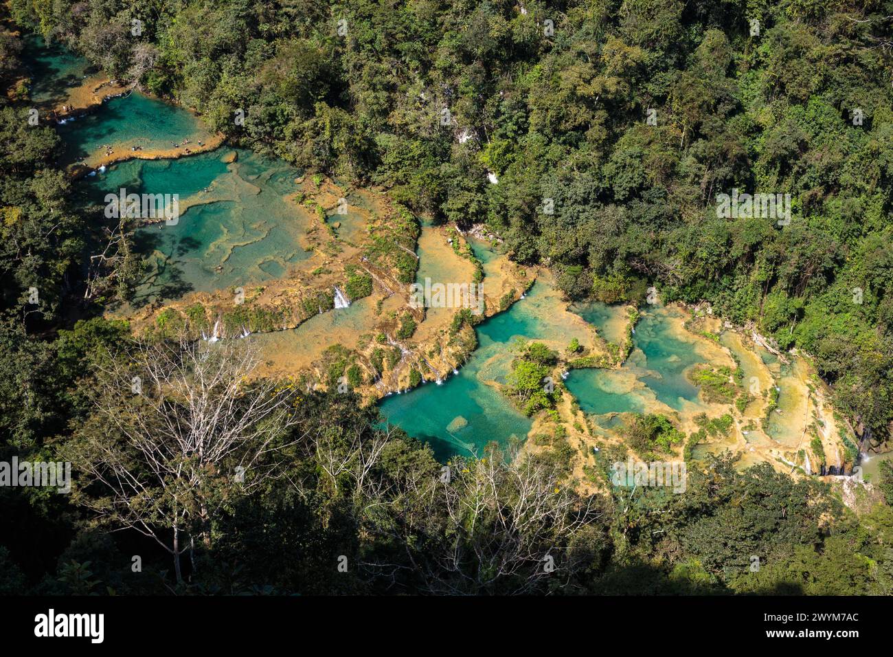 Turquoise pools in natural karst formations make a perfect swimming ...