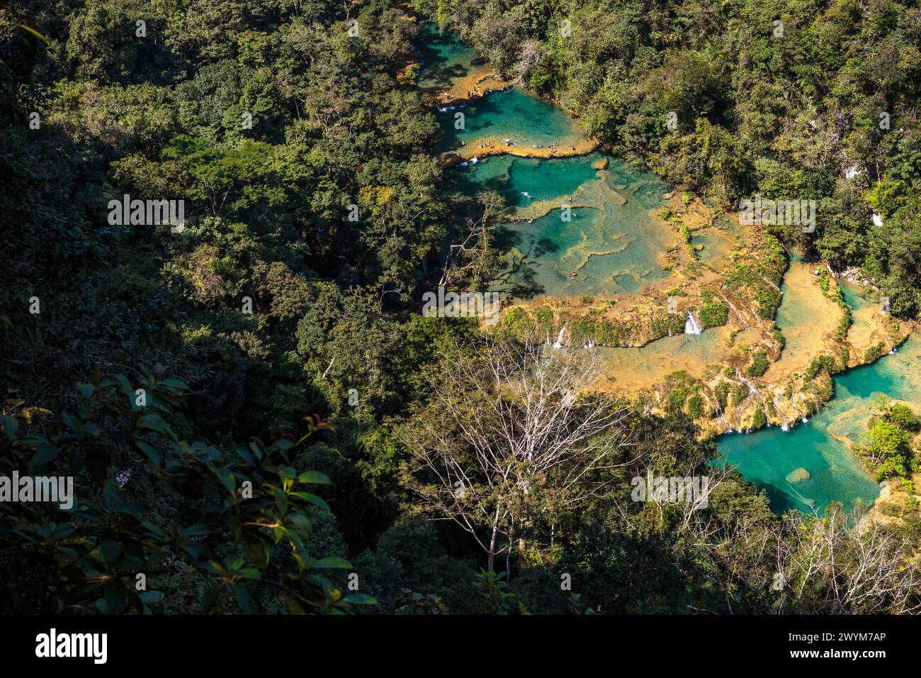 Turquoise pools in natural karst formations make a perfect swimming ...