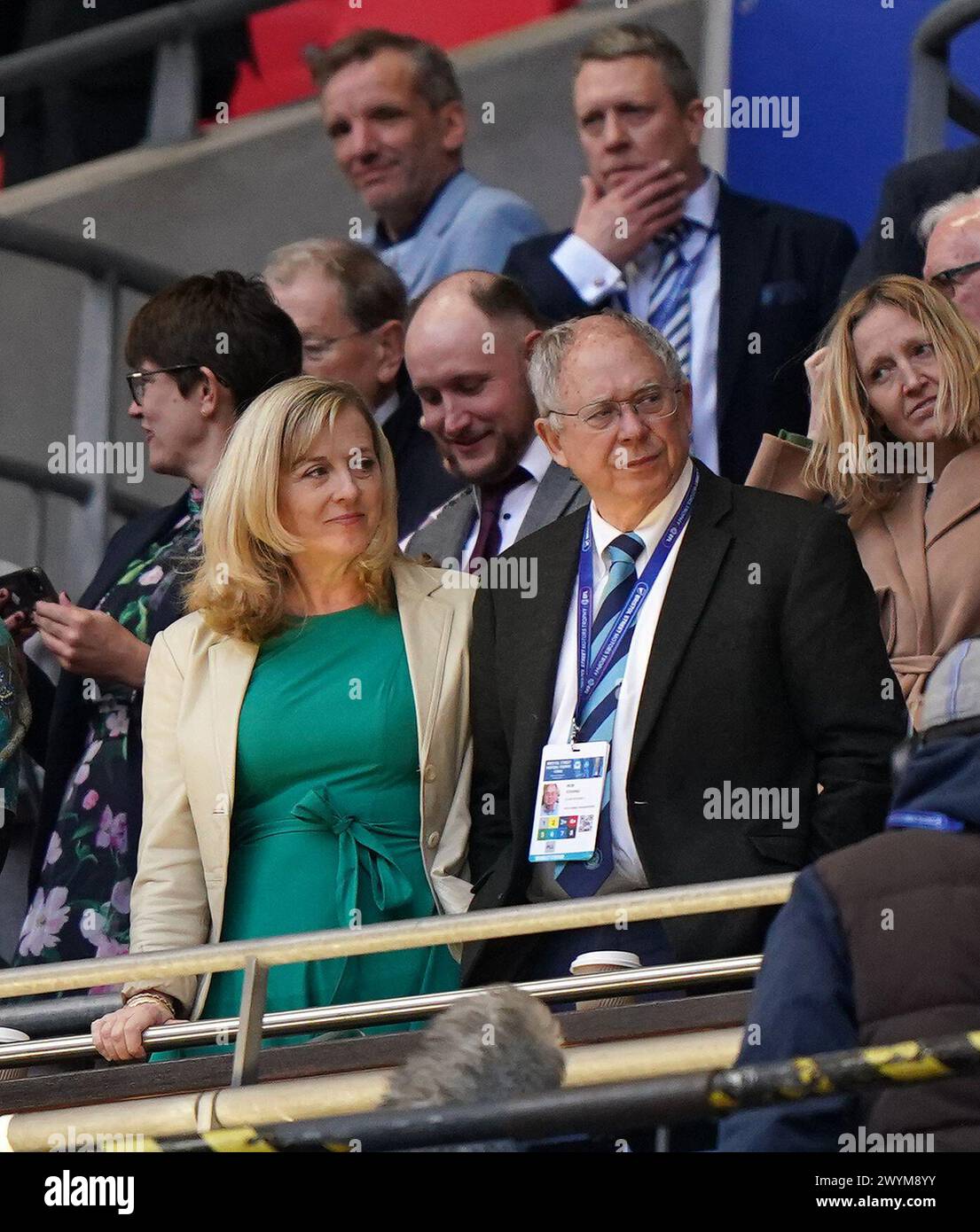 Wycombe Wanderers Chairman Rob Couhig (right) during the Bristol Street ...