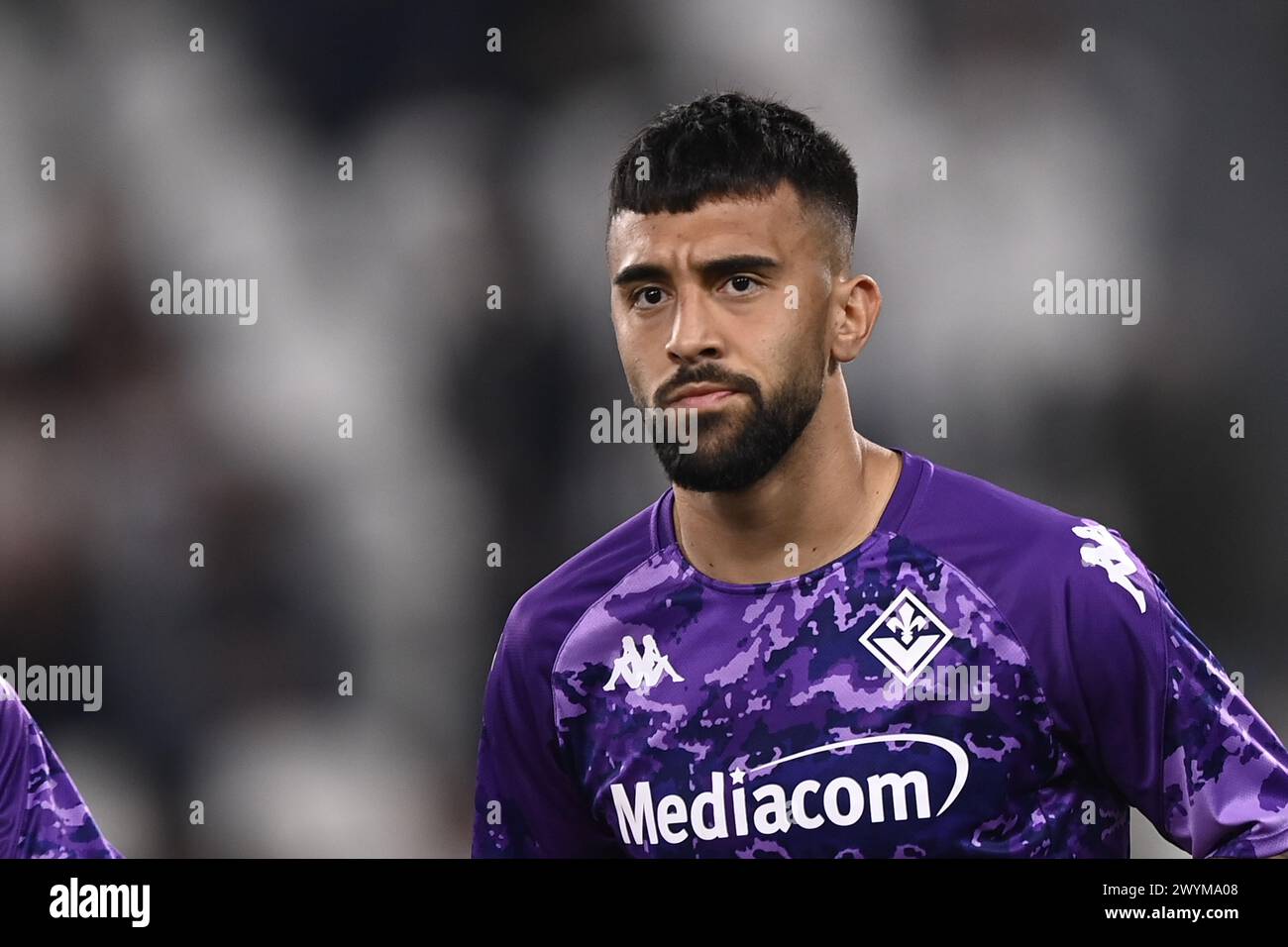 Fiorentina’s Nicolas Gonzalez before the Serie A soccer match between ...
