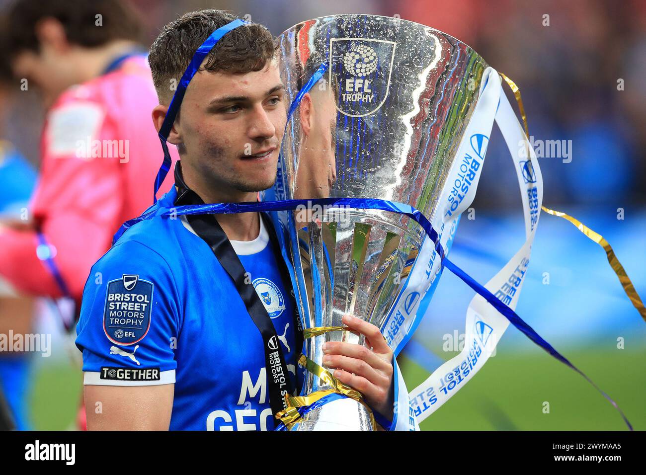 London, UK. 07th Apr, 2024. Harrison Burrows of Peterborough United ...