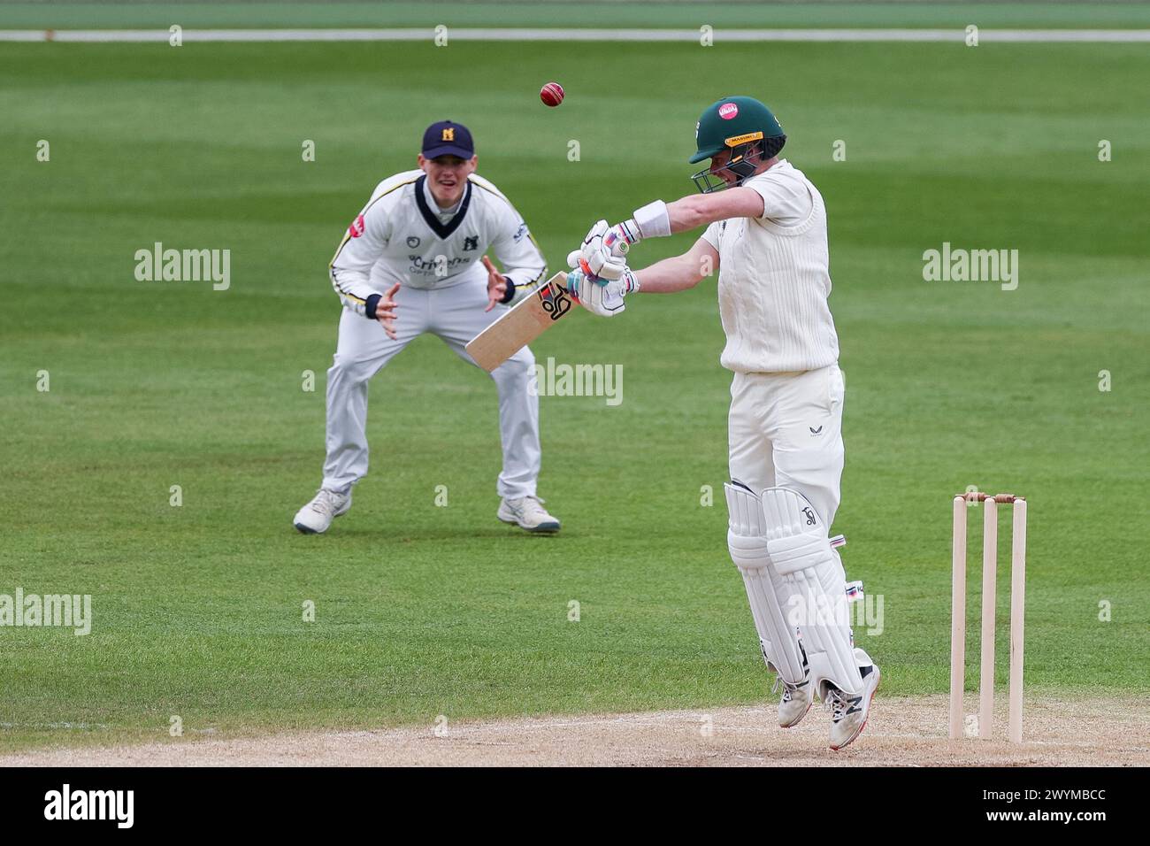 Birmingham, UK. 07th Apr, 2024. Worcestershire's Jake Libby in action ...